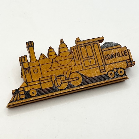 Vintage | Jewelry | Vintage Wood Souvenir Edaville Locomotive Coal ...